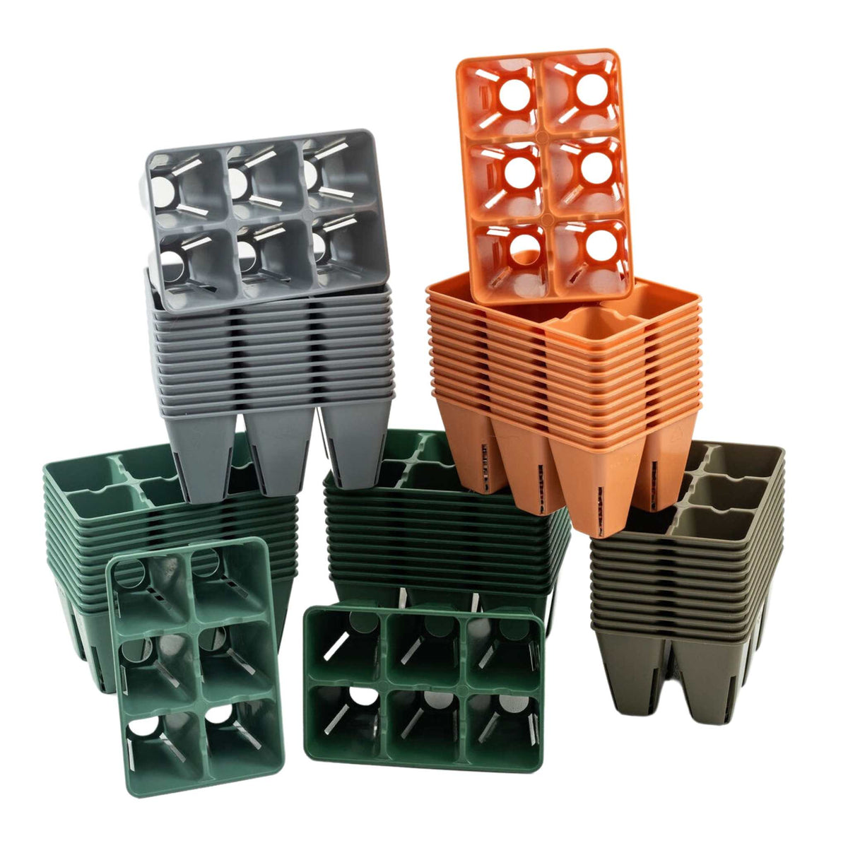 6 Cell Multicolor Whispering Willow Farm collection